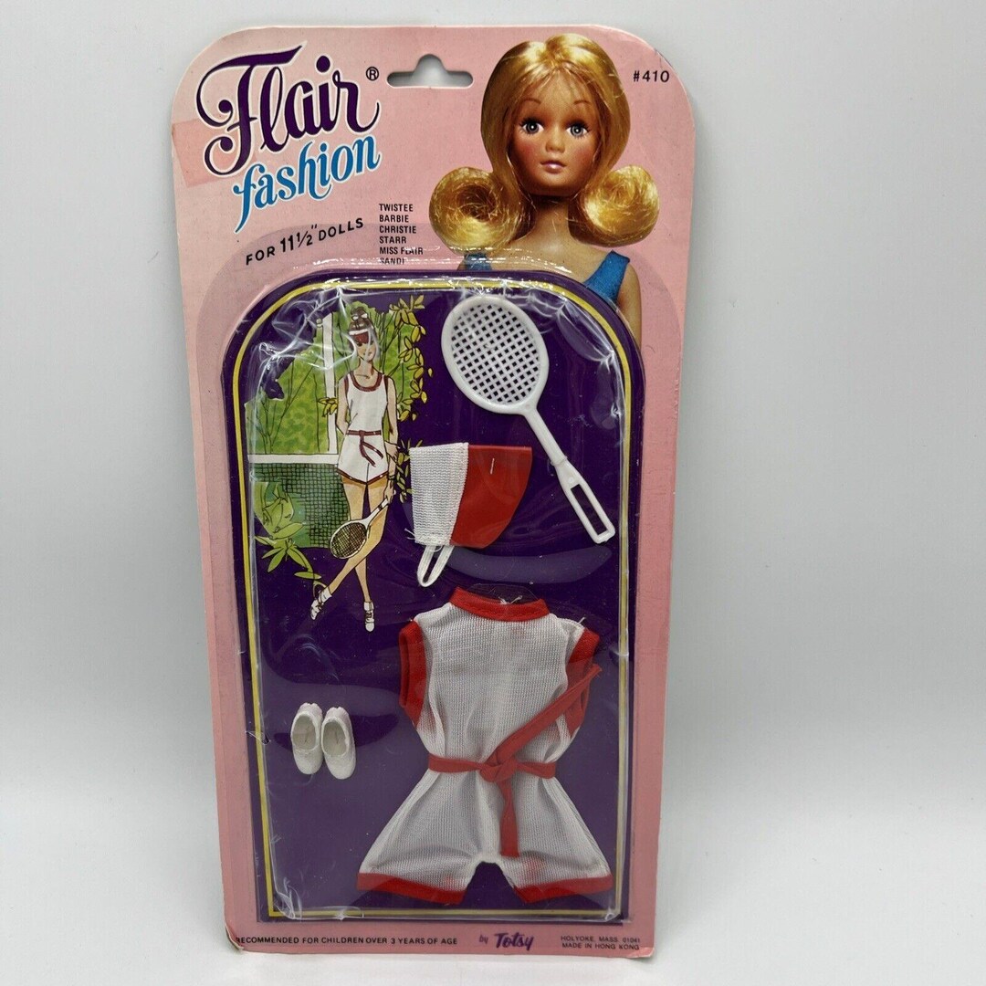 Totsy Flair Fashion Doll Tennis Outfit Barbie Clone Vintage Clothes - Etsy