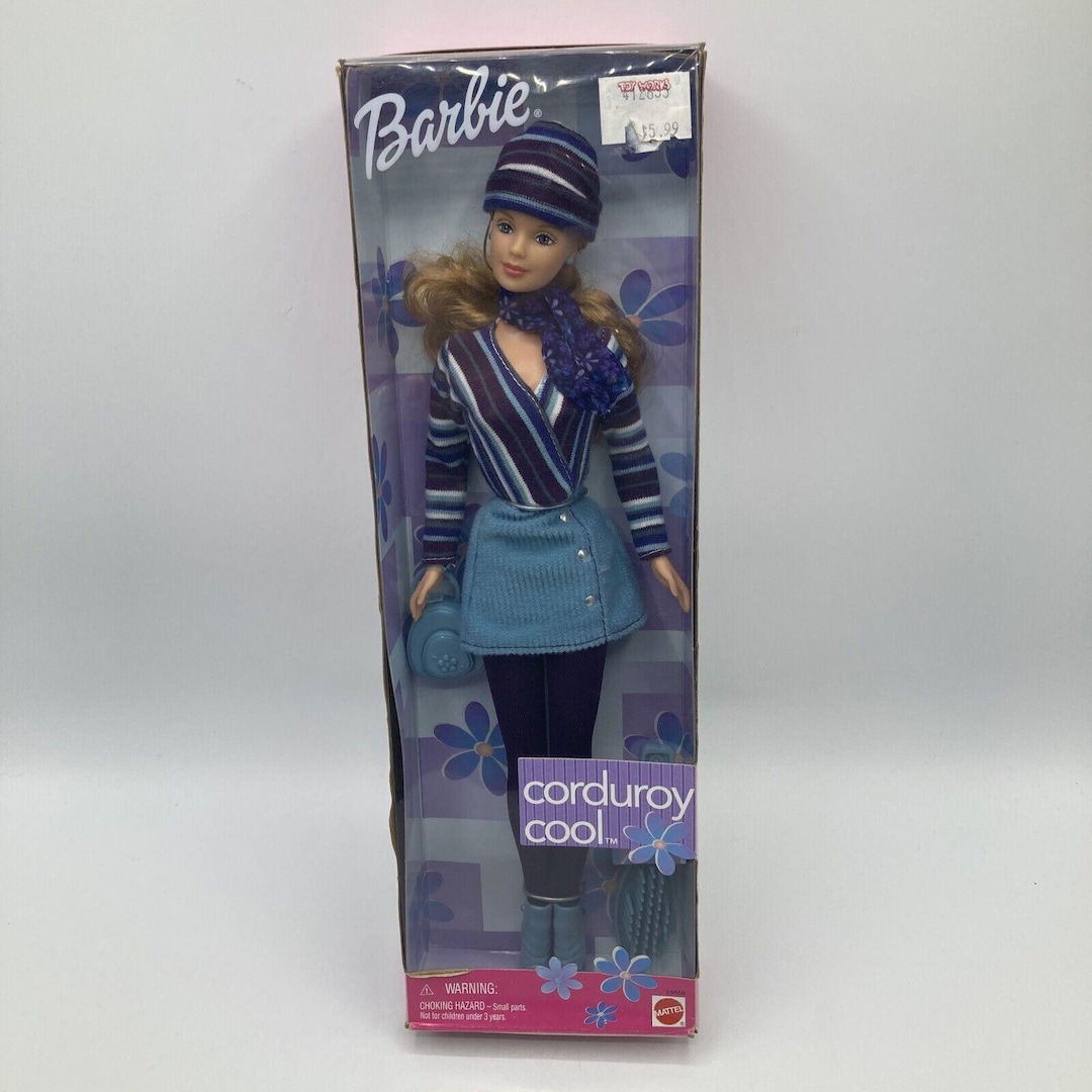 Mattel Corduroy Cool Blue Barbie Doll 1999 NRFB - Etsy