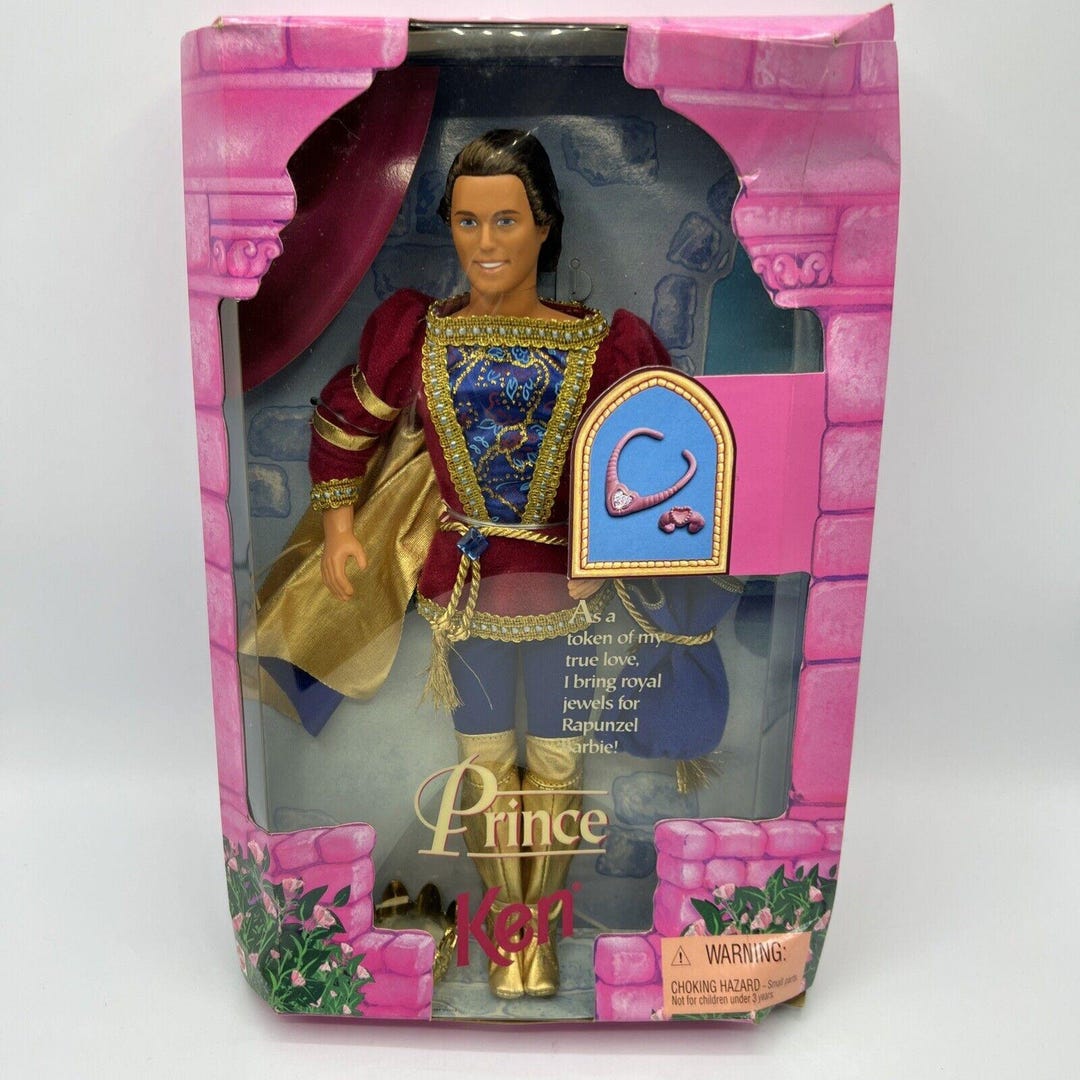 Mattel Prince KEN Doll for Rapunzel Barbie 1997 Damaged Box - Etsy