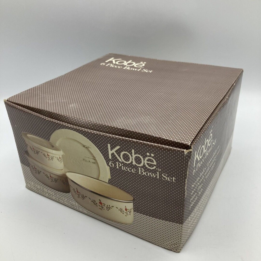 Kobe Kitchen Storage Heat Serve Porcelain on Steel Bowls Plastic Lids ...