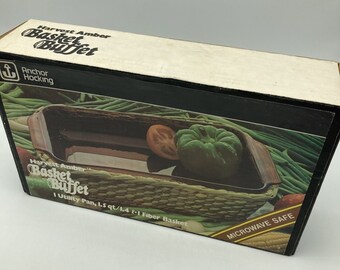 Brown Anchor Hocking Glass Bakeware - Etsy