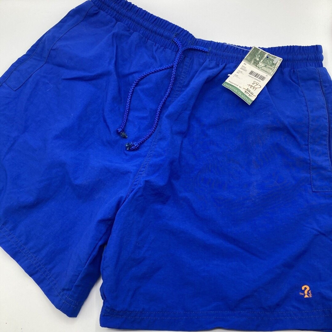 Vintage Guess Mens Swim Trunks Bathing Suit Shorts Blue Large - Etsy