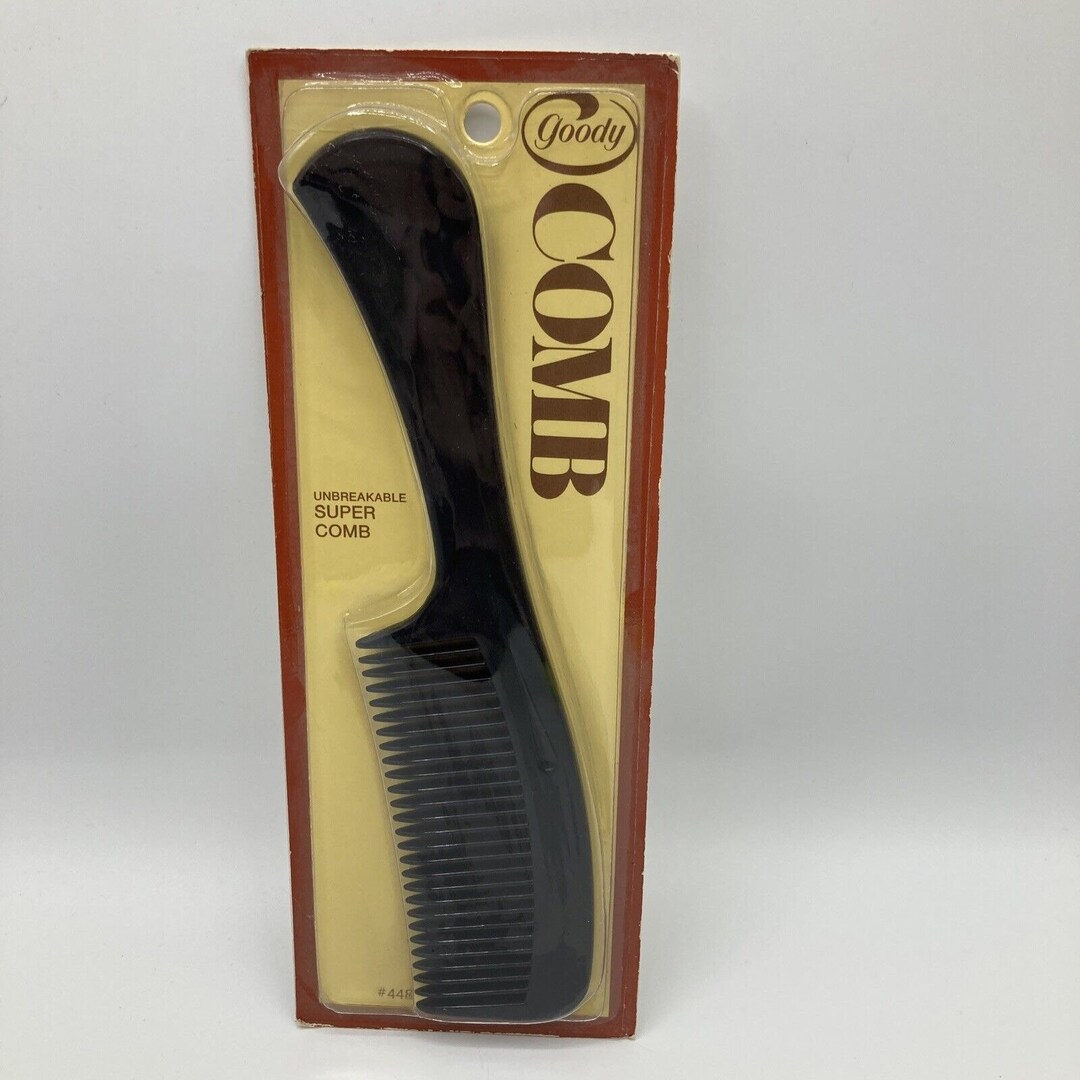 Vintage 1970s Goody Super Comb Full Size Black 8.5" - Etsy