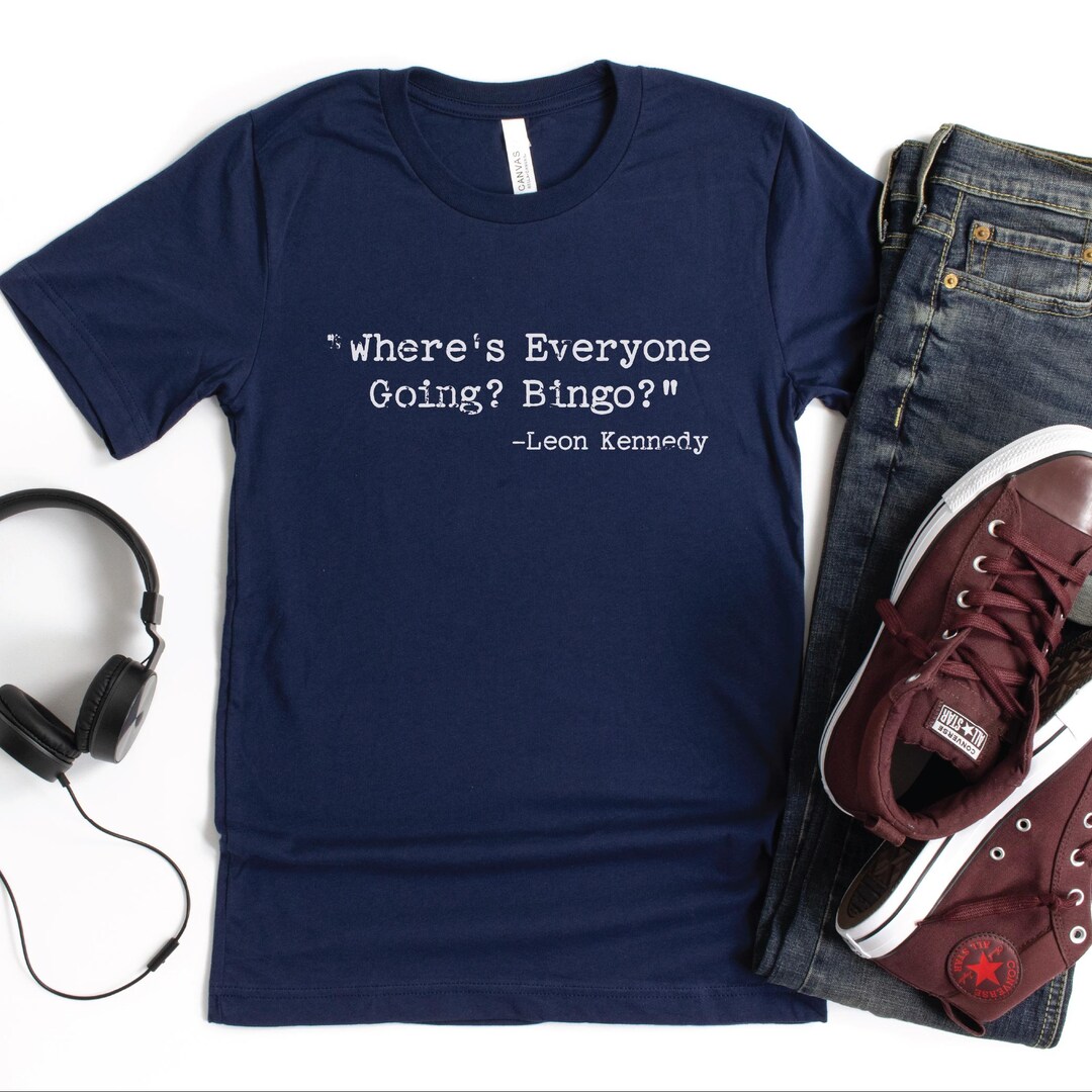 Leon Kennedy Shirt, Resident Evil, Gift for Him, Video Game Merch ...
