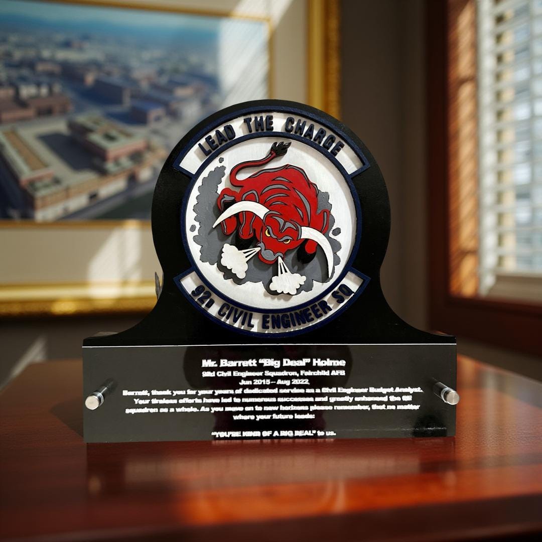 Unit Logo With Acrylic Display - Etsy