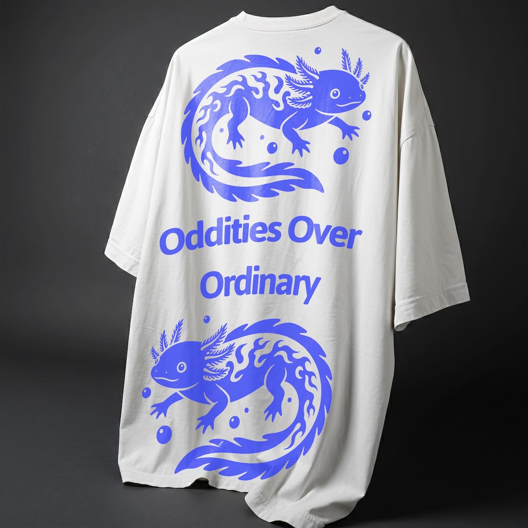 Axolotl Digital Design, Oddities Over Ordinary PNG Vintage Halftone ...