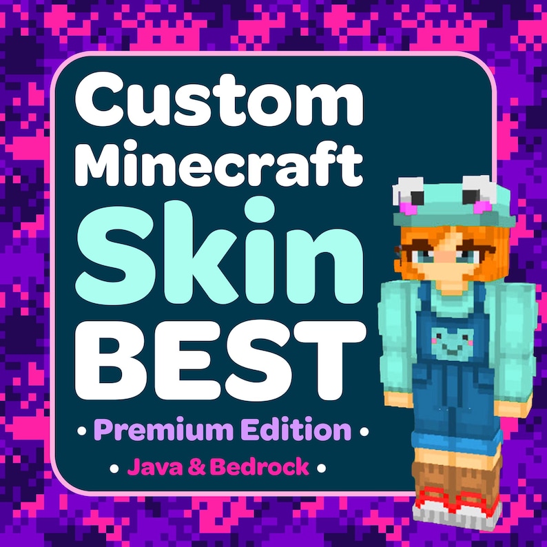 Custom Minecraft Skin • Personalized MC Skin • Unique Design for Java ...
