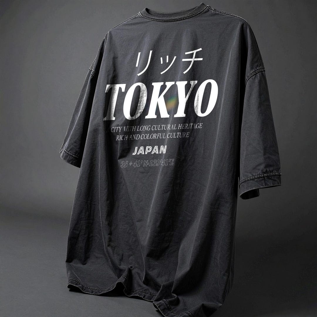 Tokyo City Retro Japanese T-shirt – Aesthetic Streetwear Tee With ...