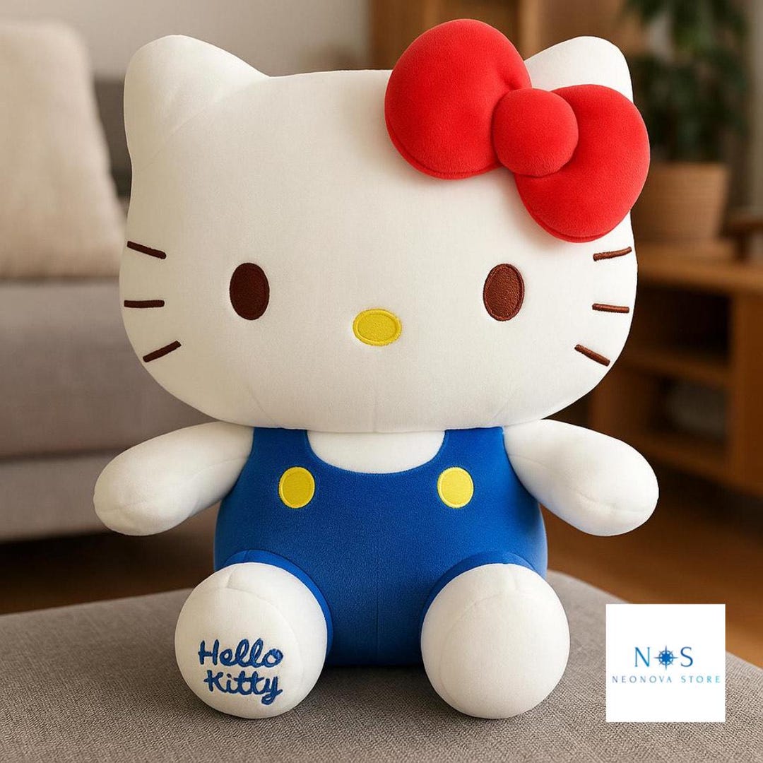 Hello Kitty Plush - Etsy