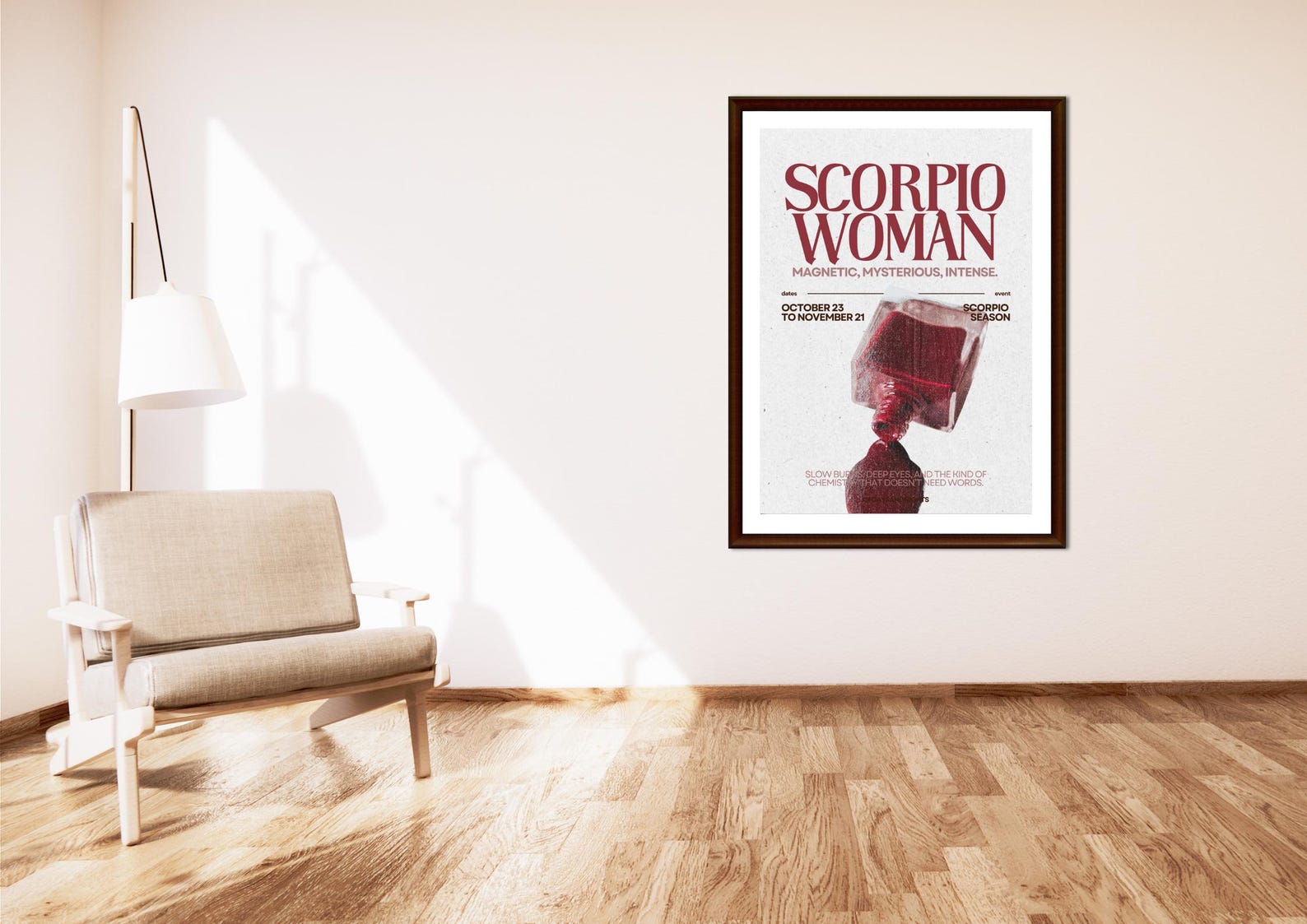 Scorpio Zodiac Poster | Scorpio Wall Art Print | Star Sign for Scorpio ...