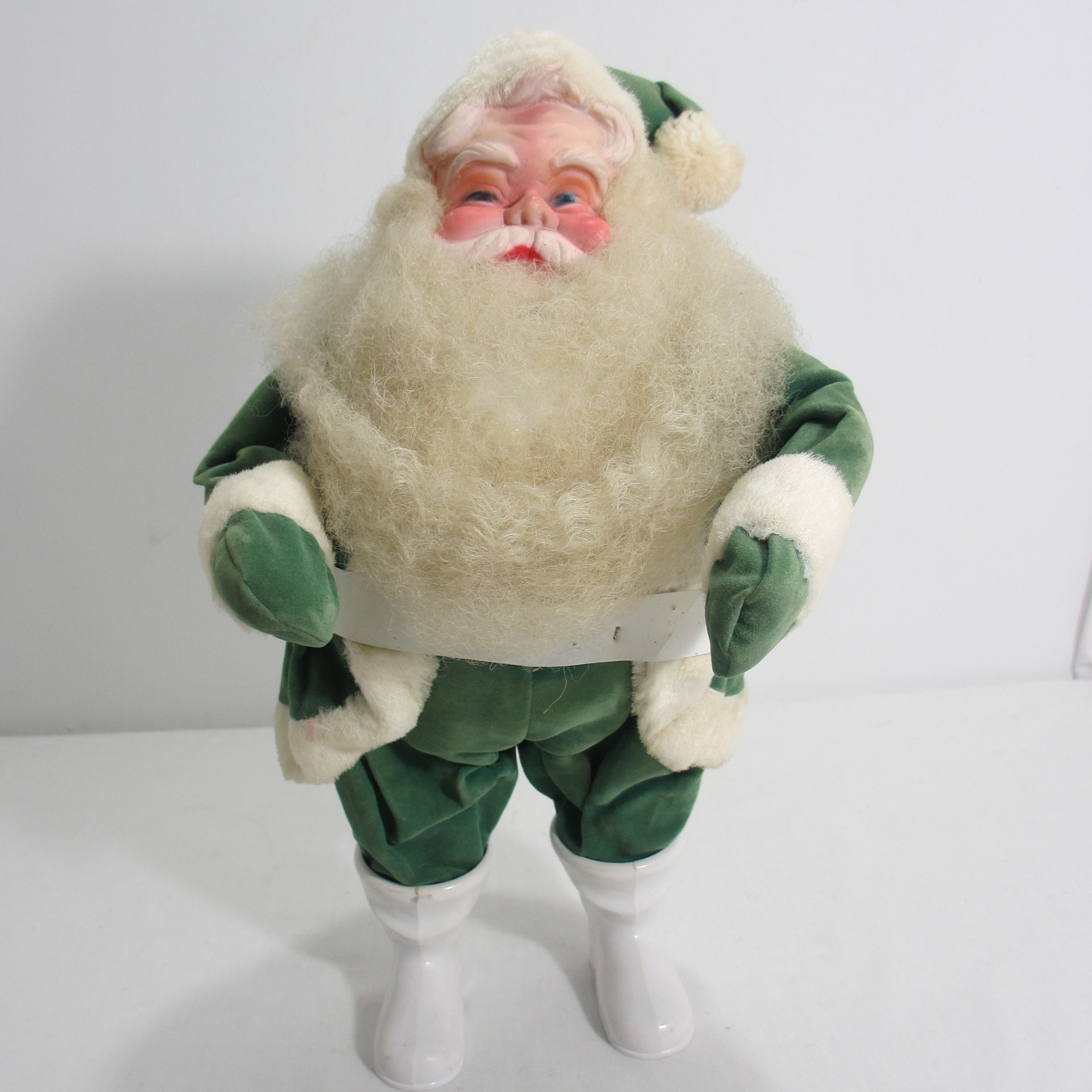 Rare Harold Gale Green Velvet Christmas Santa Claus - Etsy