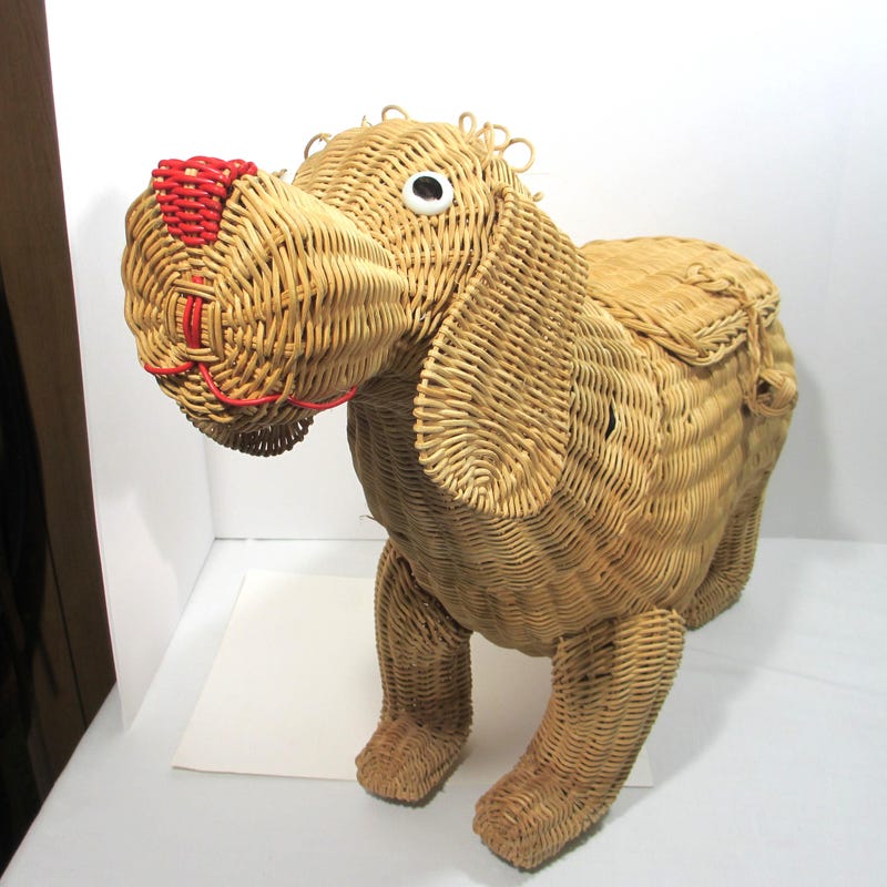 Rattan Animal Head - Etsy