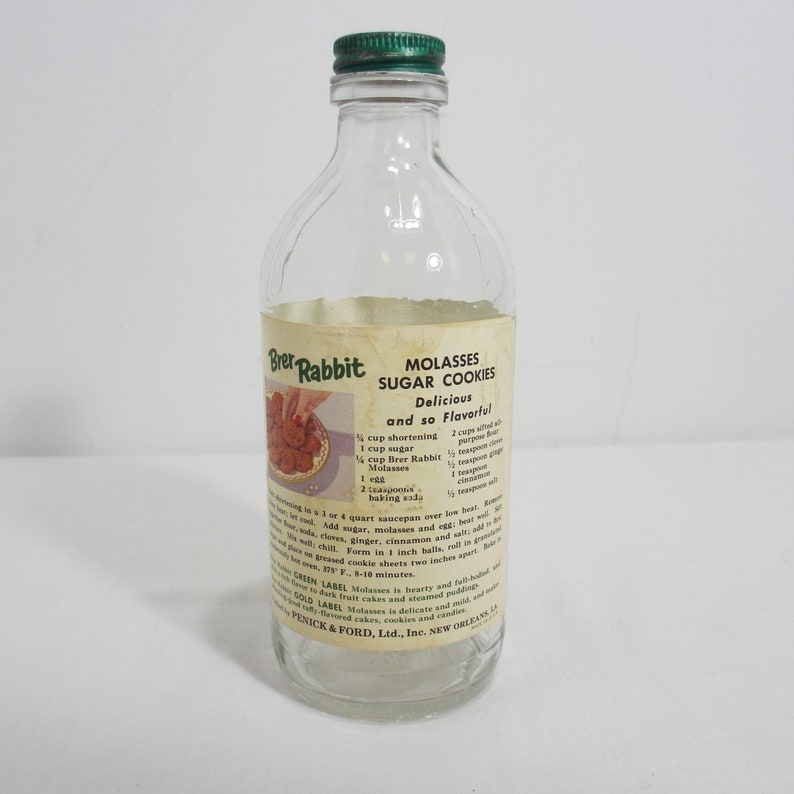 Rare Vintage Brer Rabbit Molasses Advertising Bottle - Etsy