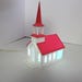 Vintage Plastic Lighted Christmas Church With Box - Etsy