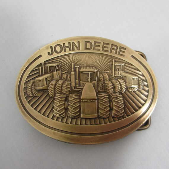 Vintage John Deere Belt Buckle - Gem