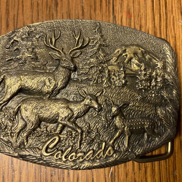 Deer Belt Buckle - Etsy