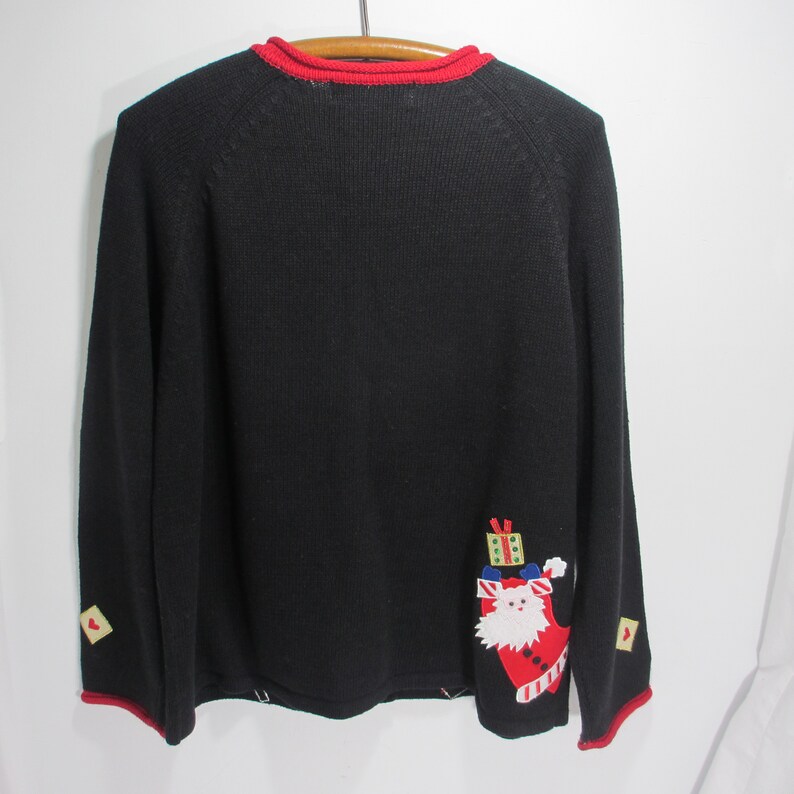Vintage Tiara International Holiday Christmas Cardigan Santa - Etsy