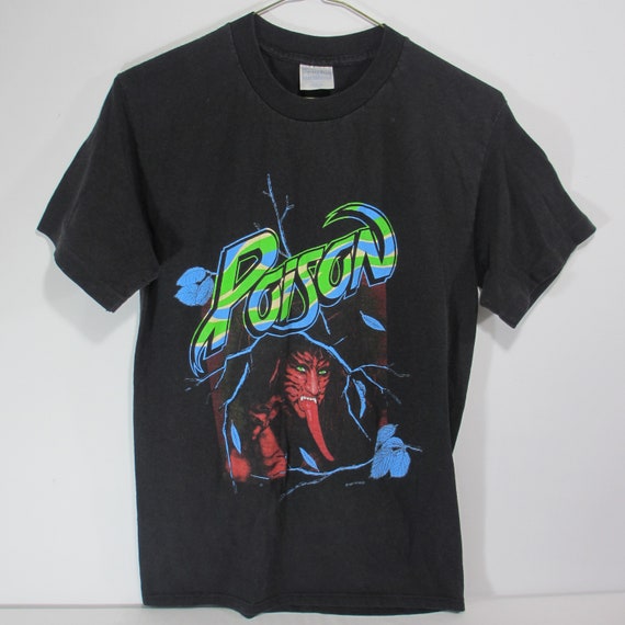 Vintage 1988 Poison Concert T-Shirt - Gem