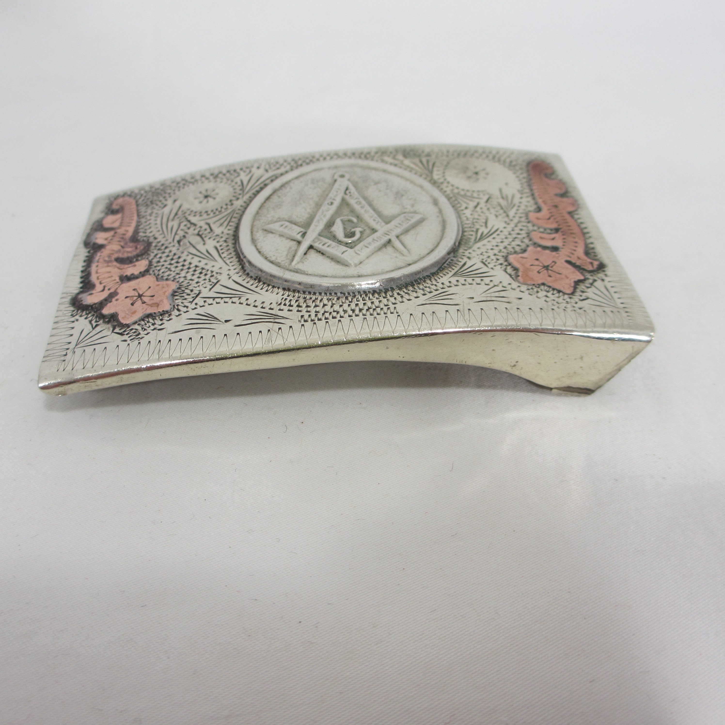 Vintage Masonic Belt Buckle - Etsy