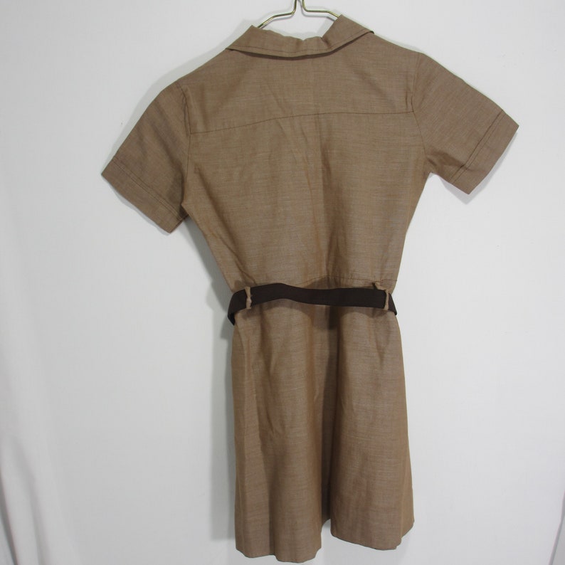 Vintage Official Girl Scout Brownie Uniform Dress Etsy