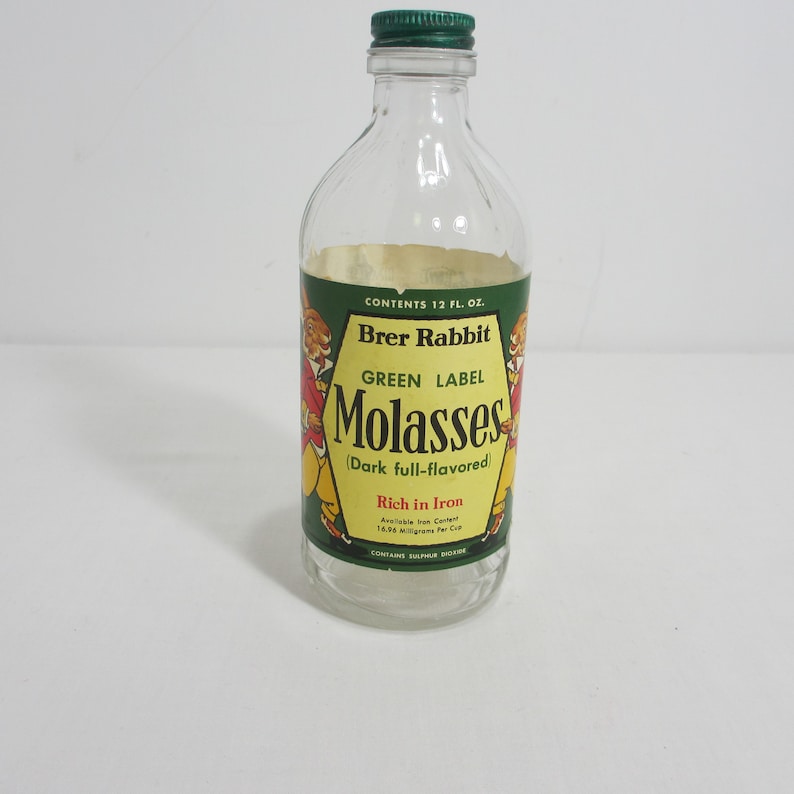 Rare Vintage Brer Rabbit Molasses Advertising Bottle - Etsy