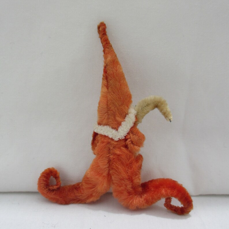 Vintage Chenille Pipe Cleaner Santa Christmas Ornament - Etsy