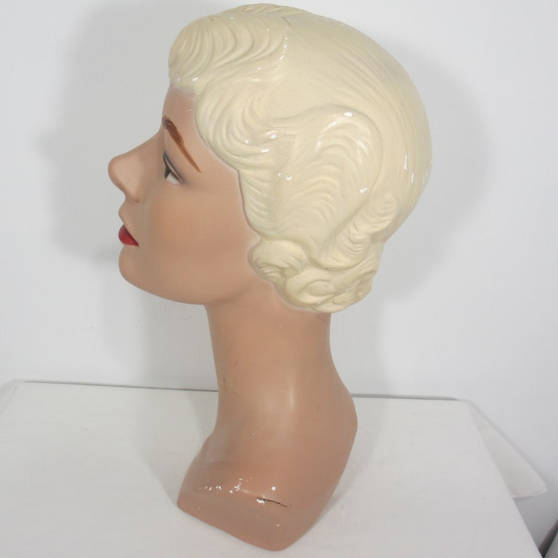 1940's Vintage Mannequin Head Life Size - Etsy