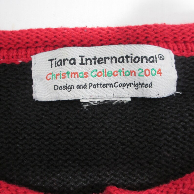 Vintage Tiara International Holiday Christmas Cardigan Santa - Etsy