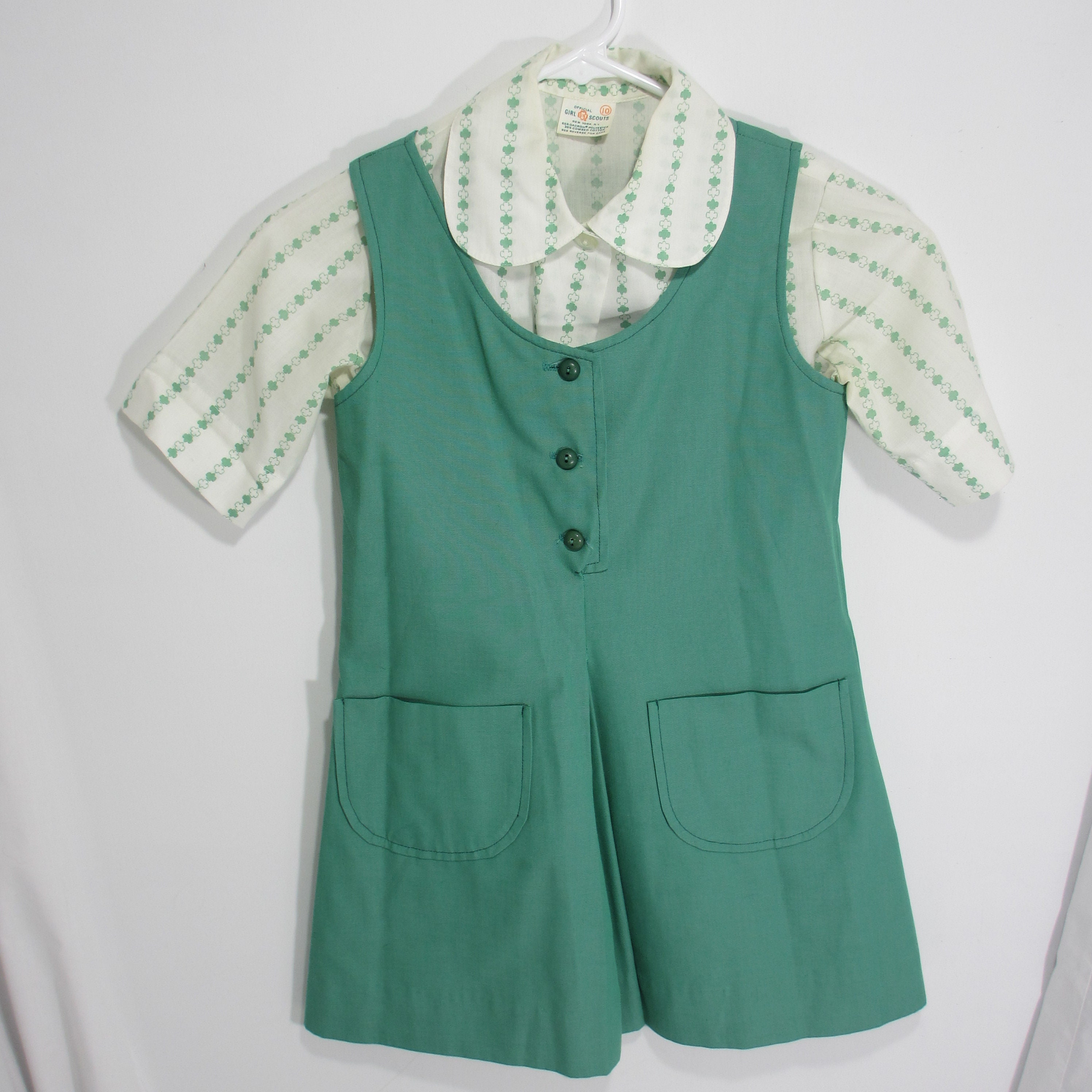 Vintage Official Girl Scout Uniform Jumper / Blouse - Etsy