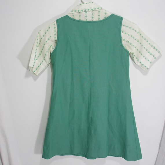 Vintage Official Girl Scout Uniform Jumper Blouse Gem
