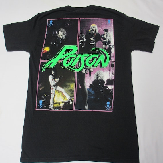 Vintage 1988 Poison Concert T-Shirt - Gem