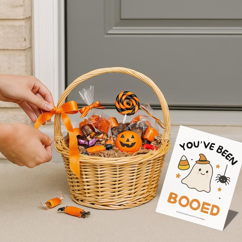 Printable Halloween Boo Basket Bundle: Signs and Instructions (PDF) - Etsy