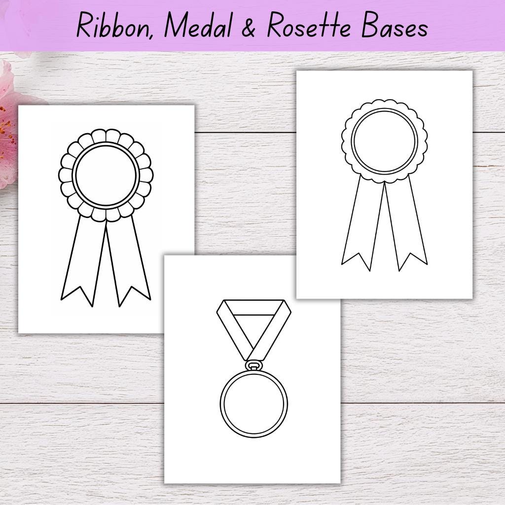 Printable Award Craft for Kids | Ribbon, Medal & Rosette | Family ...