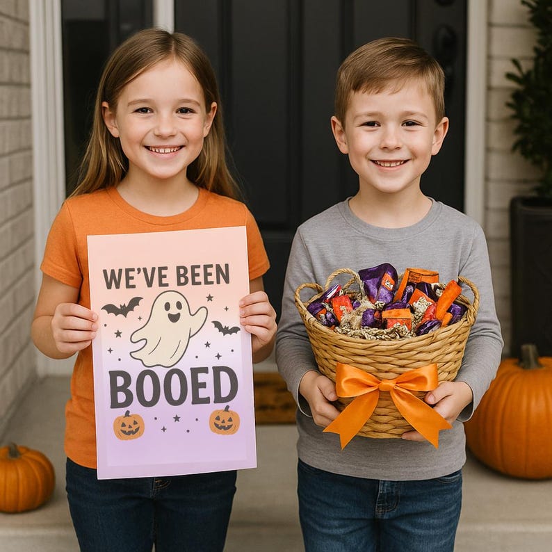 Halloween Boo Basket Bundle You’ve Been Booed Signs and Instructions ...