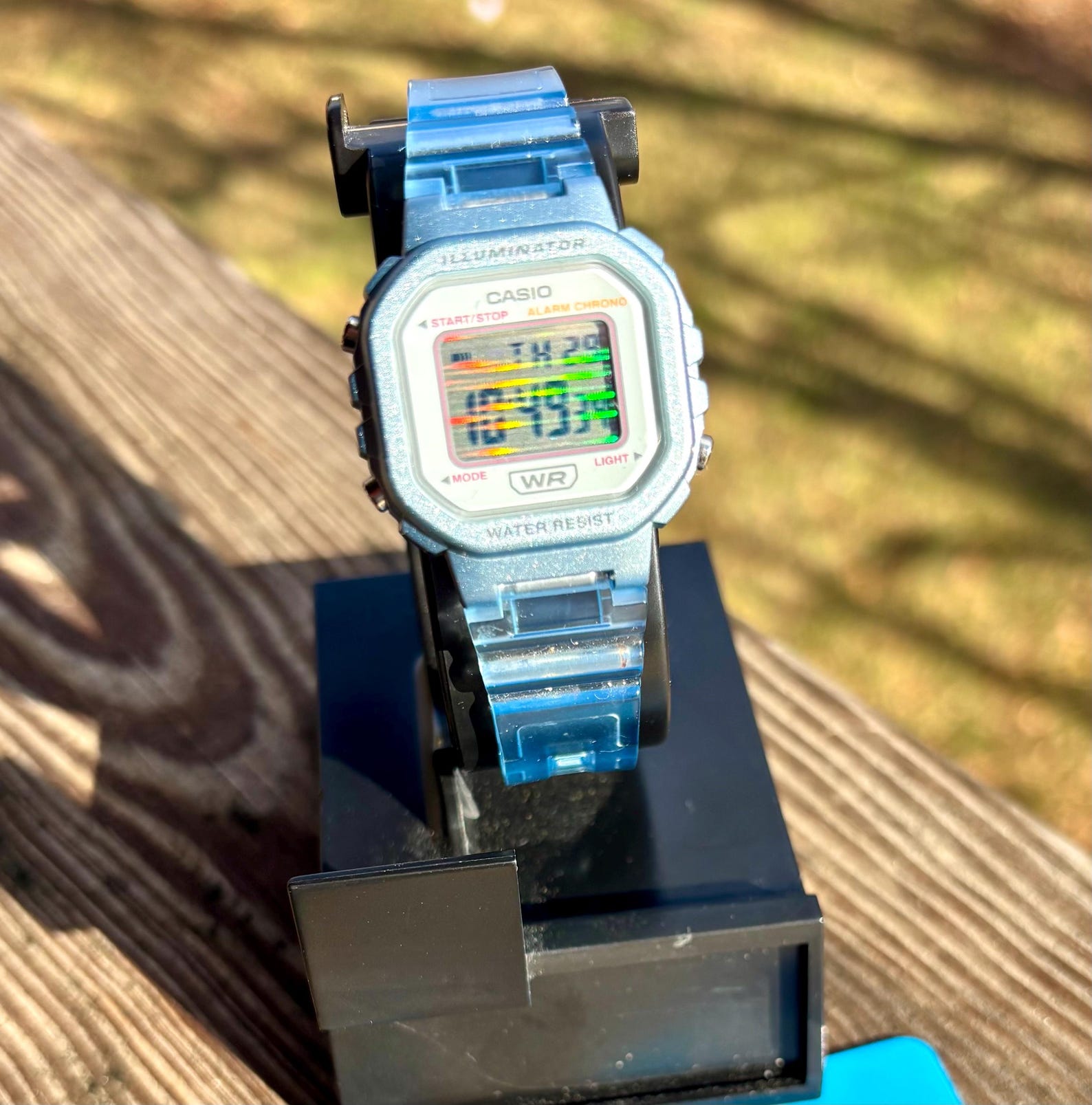 Casio Clear Blue Frutiger Aero Y2k Watch, LA-20WHS-2A, Illuminator ...