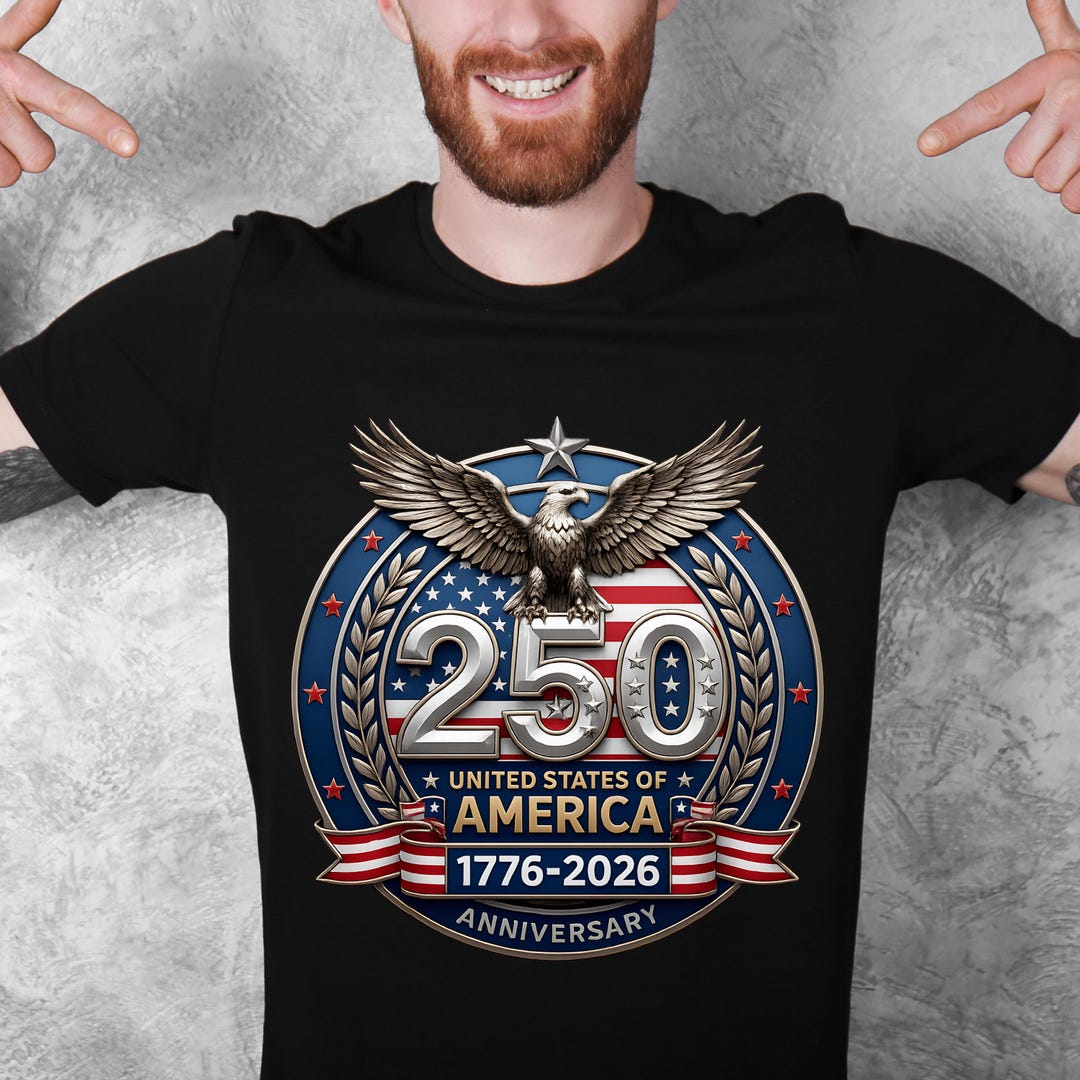 USA 250th Anniversary PNG 1776 2026 American Semiquincentennial Emblem ...