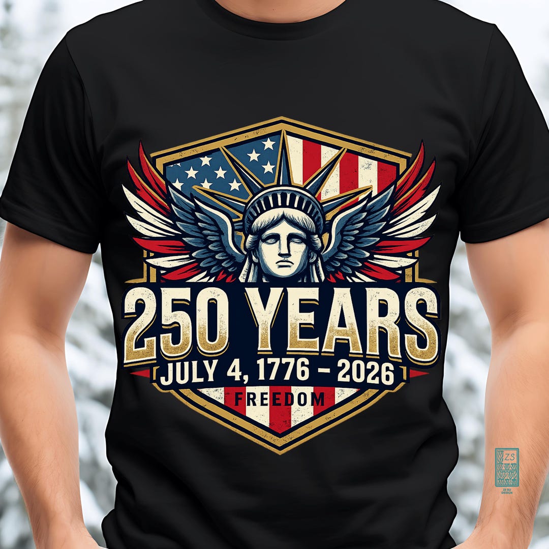 USA 250th Anniversary PNG Sublimation Design 1776-2026 Patriotic 4th of ...