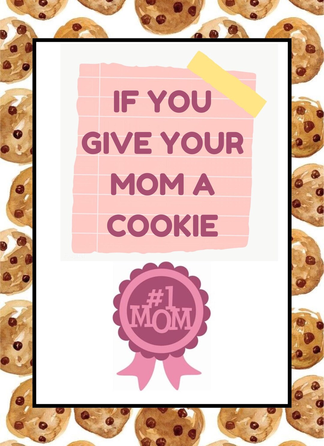 If You Give Your Mom a Cookie - Etsy