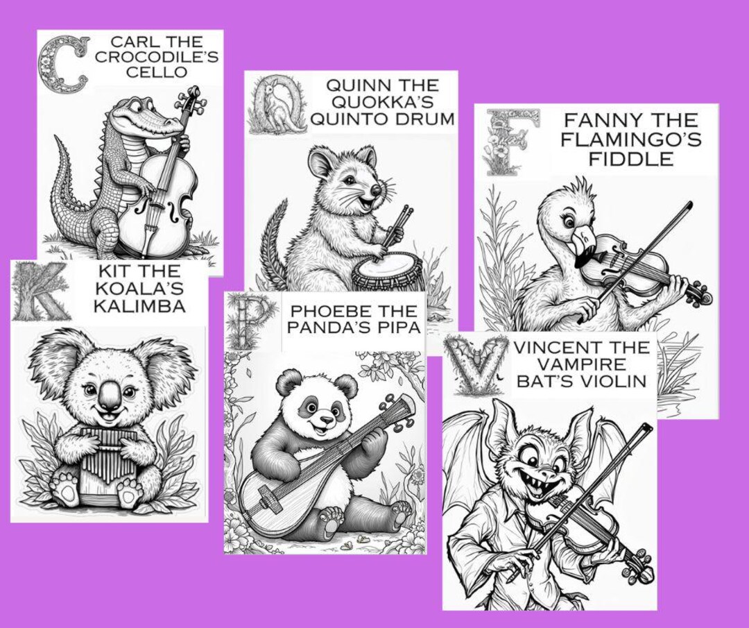 Music, Coloring Pages, Kids, Children, Learn ABC, Music Coloring, Adult ...