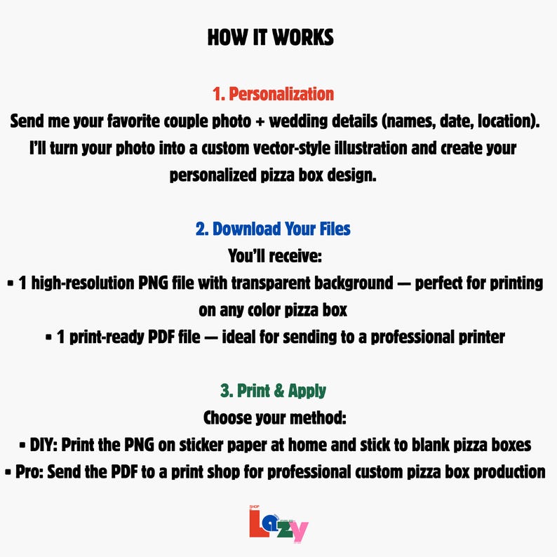 Custom Wedding Pizza Box Template With Couple Photo Illustration, Retro Box Top Design, Digital ...