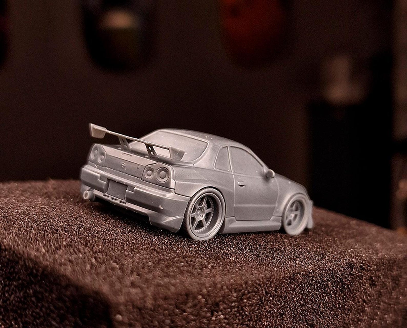 Skyline GTR R34 2F2F Brian | Model Kit Car (1/64–1/18 Scale ...