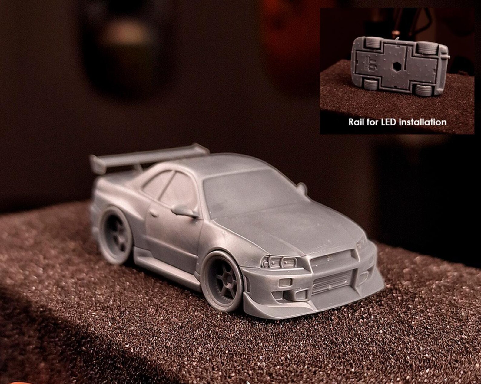 Skyline GTR R34 2F2F Brian | Model Kit Car (1/64–1/18 Scale ...