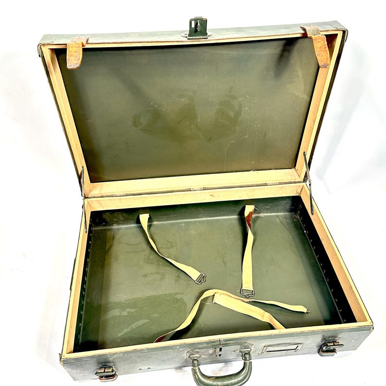 Military Suitcase – Vintage Swedish Industrial Storage Case, 1950s ...