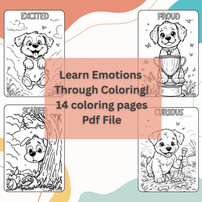14 Printable Coloring Pages for Kids, Preschoolers, Printable Kids ...