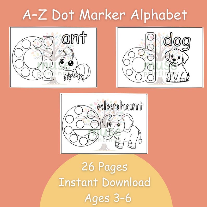 Do-a-dot Alphabet Worksheets for Kids | Preschool Printable ABC ...