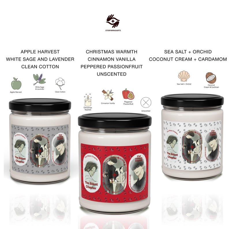 Tears on a Withered Flower Candle | Manhwa Inspired Scented Jar | Soy ...
