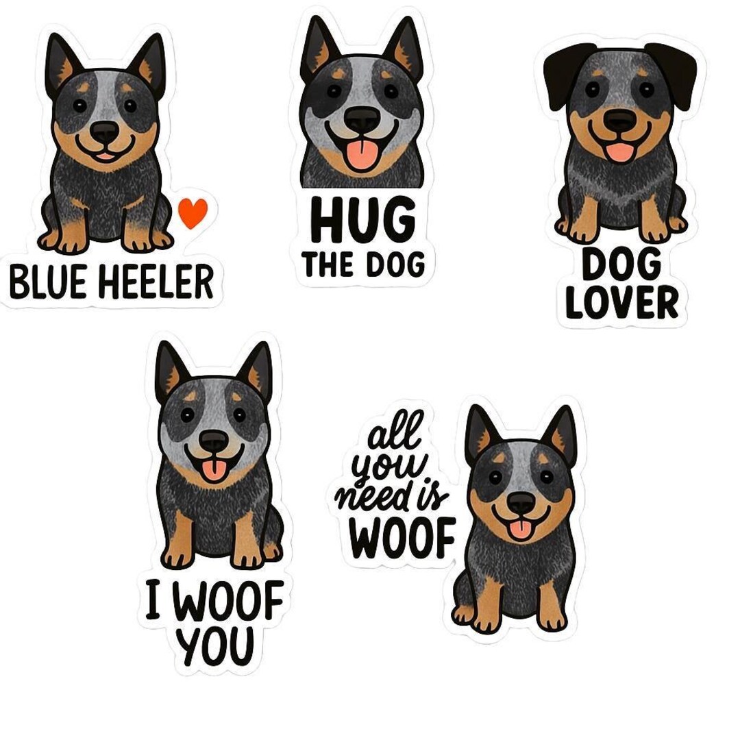 Blue Heeler & Red Heeler Digital Edition - Etsy