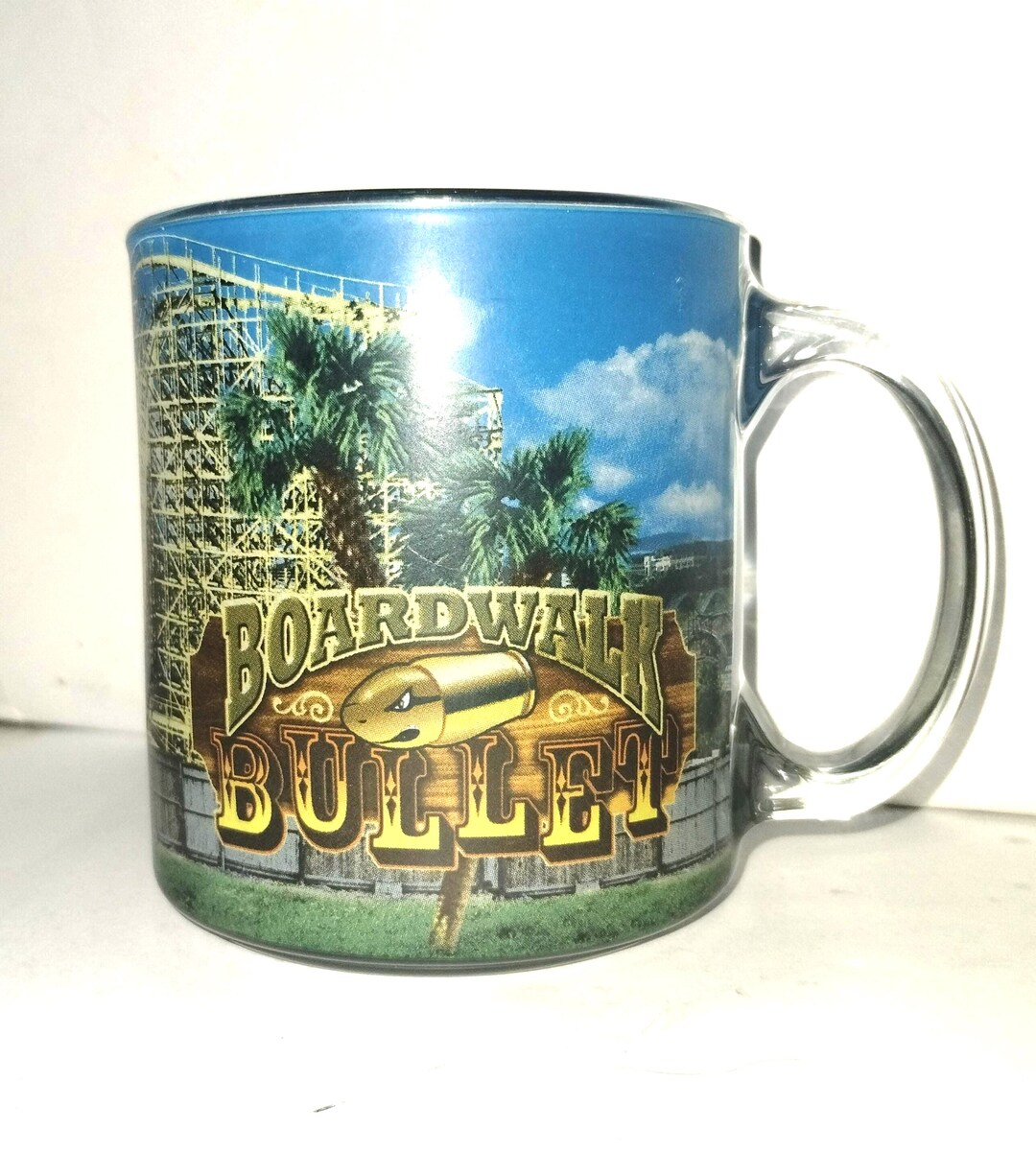 Boardwalk Bullet Rollercoaster Coffee Mug Rare - Etsy