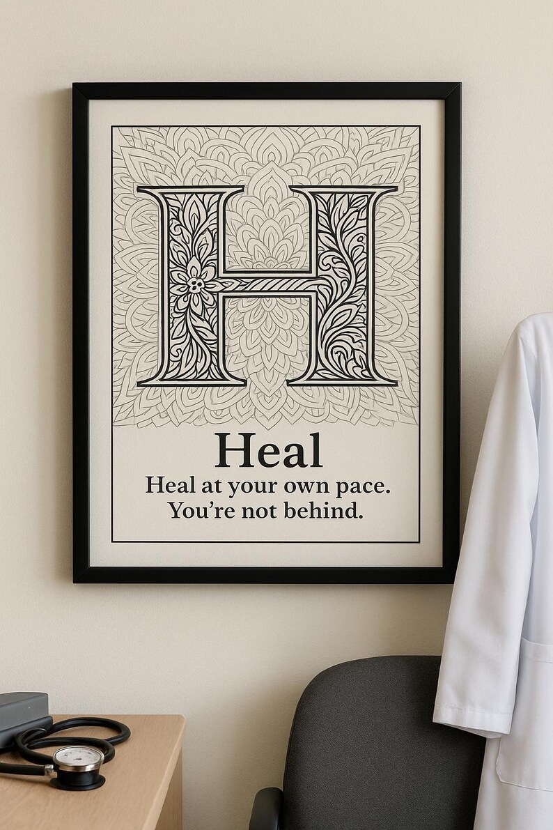 Letter H - Printable Soulful Mandala Letter Art, Printable Png/instant ...