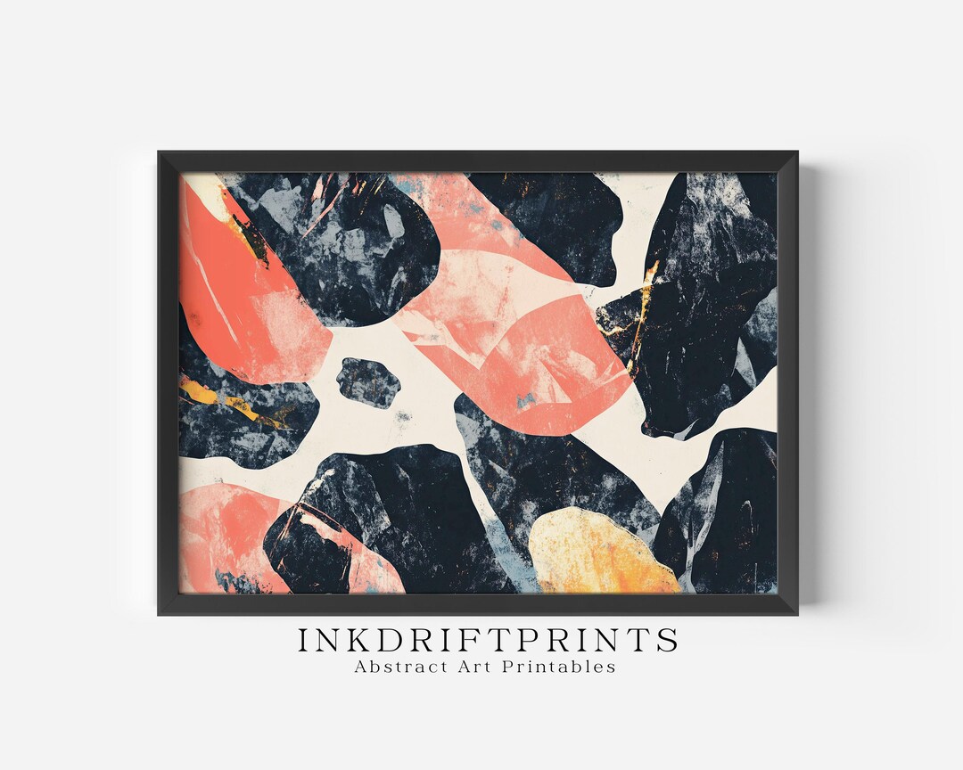 Spectral Shift, Bold Contrast, PRINTABLE Digital Download ...